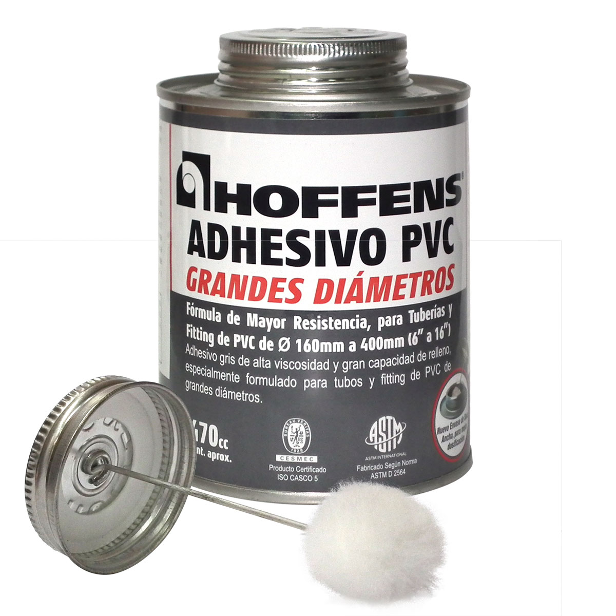 Tecnotubos | Materiales de Construcción ADHESIVO PVC HOFFENS GRANDES ...